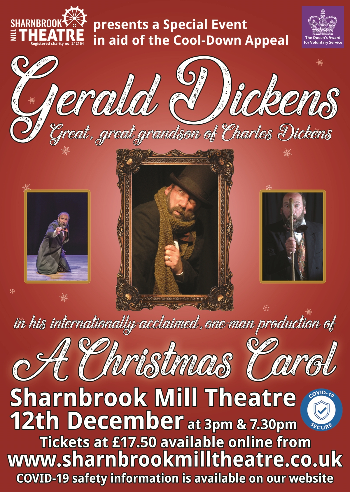 Gerald Dickens in A CHRISTMAS CAROL – 12th December at 3pm and 7.30pm ...